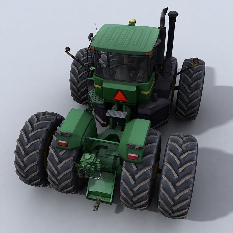 3D model 4WD Tractor 1 VR / AR / low-poly | CGTrader