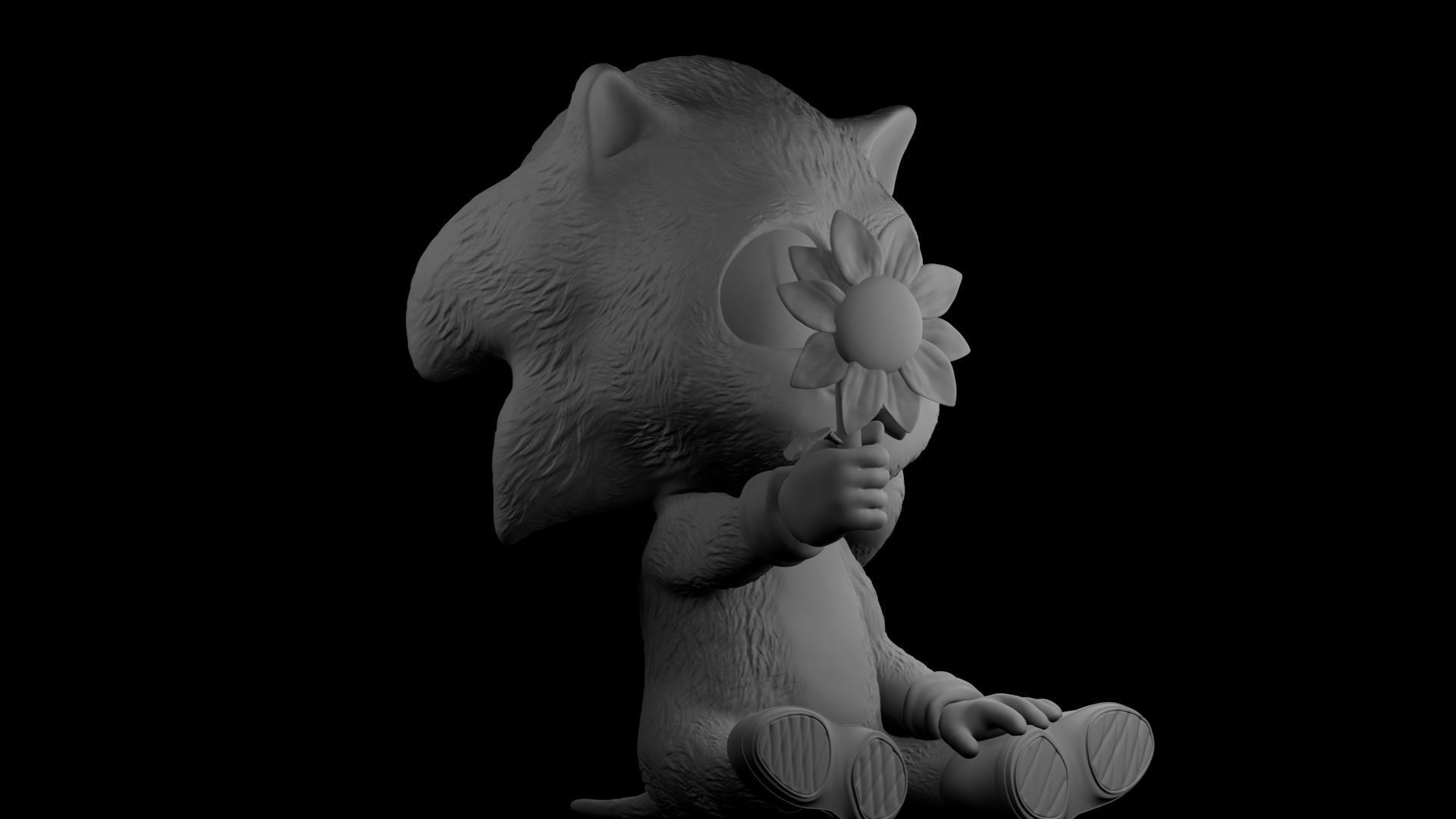 Baby Sonic 3D model 3D printable | CGTrader