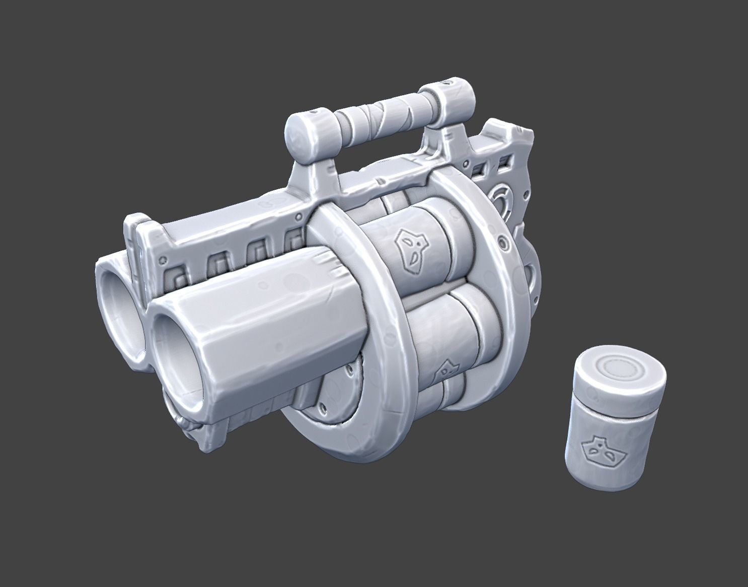 Stylized rocket launcher 3D model 3D printable | CGTrader