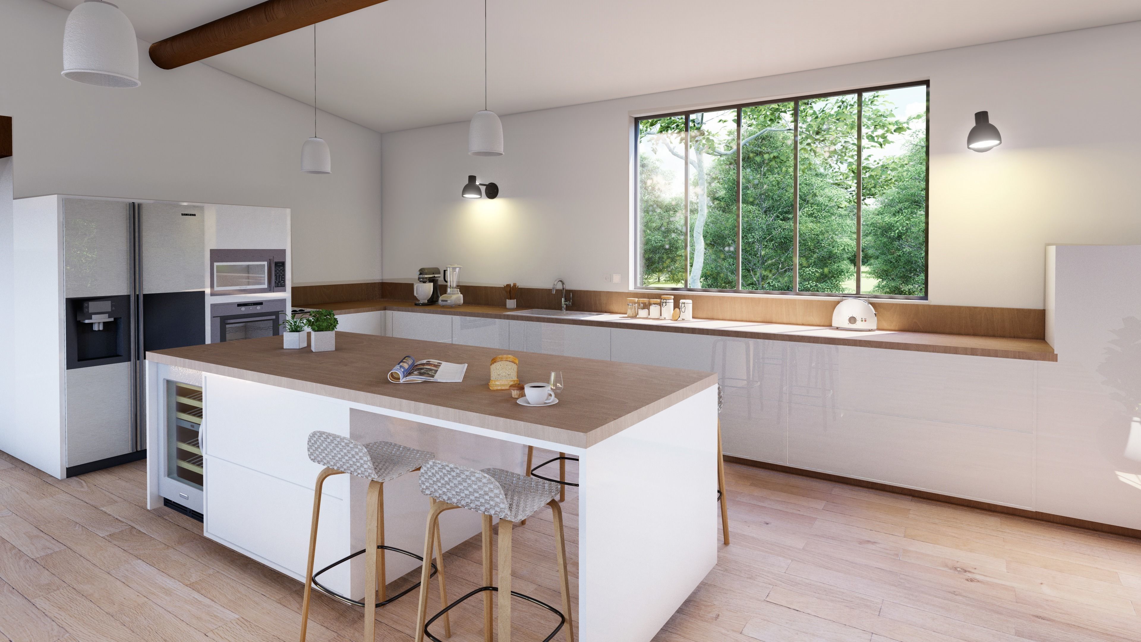 Cuisine Design- Kitchen Design 3D model | CGTrader