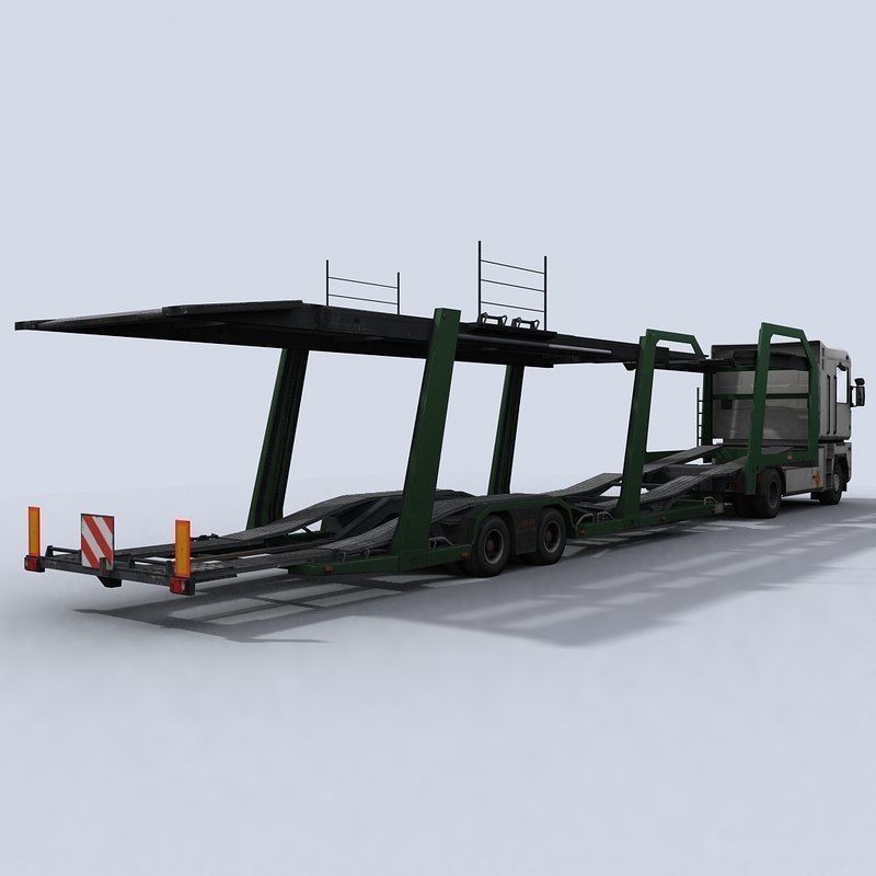 3D model Car Transporter Truck VR / AR / low-poly | CGTrader