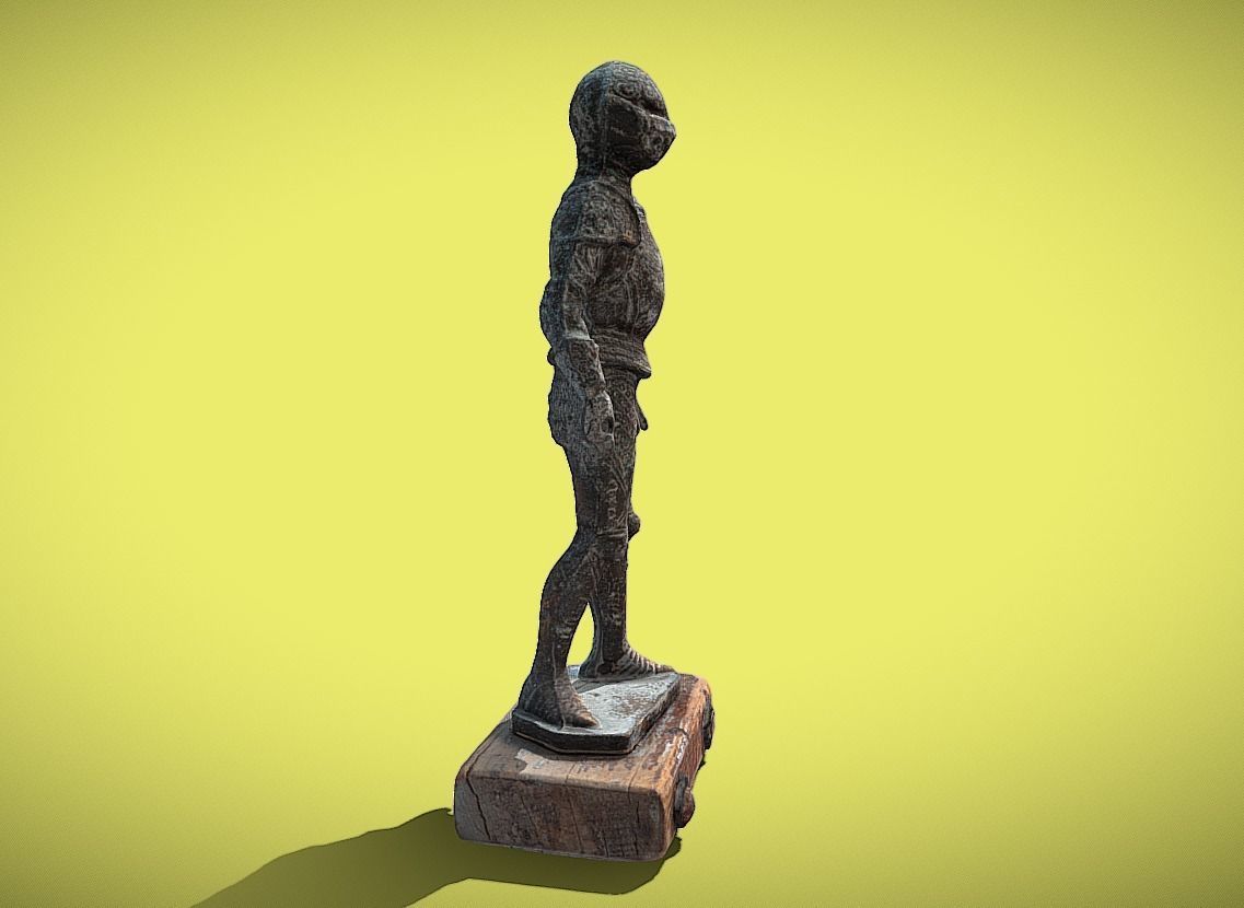 3D model Vintage Bronze Knight 3D Scan 8k VR / AR / low-poly | CGTrader