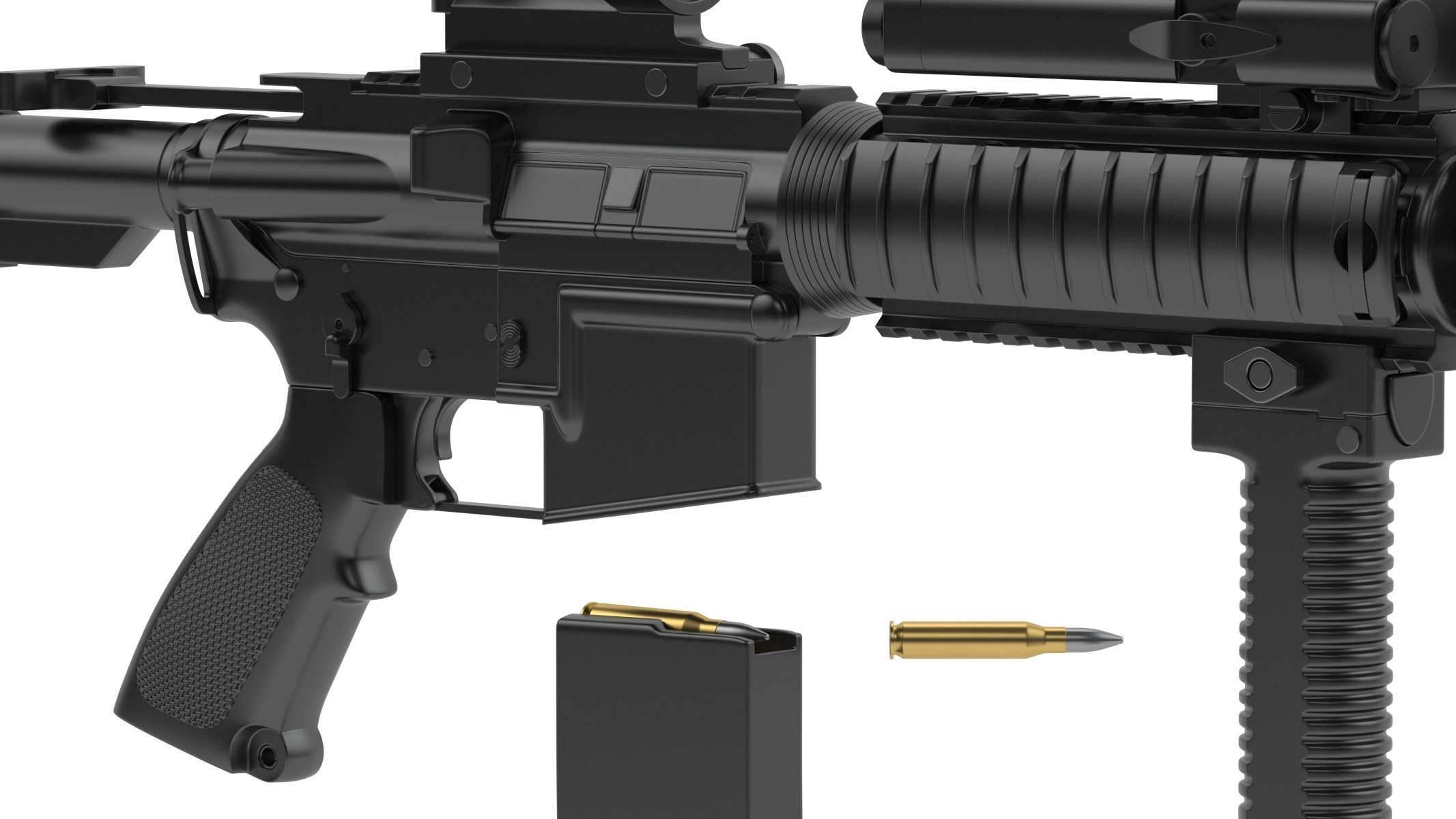 Colt Canada C8SFW 3D model | CGTrader