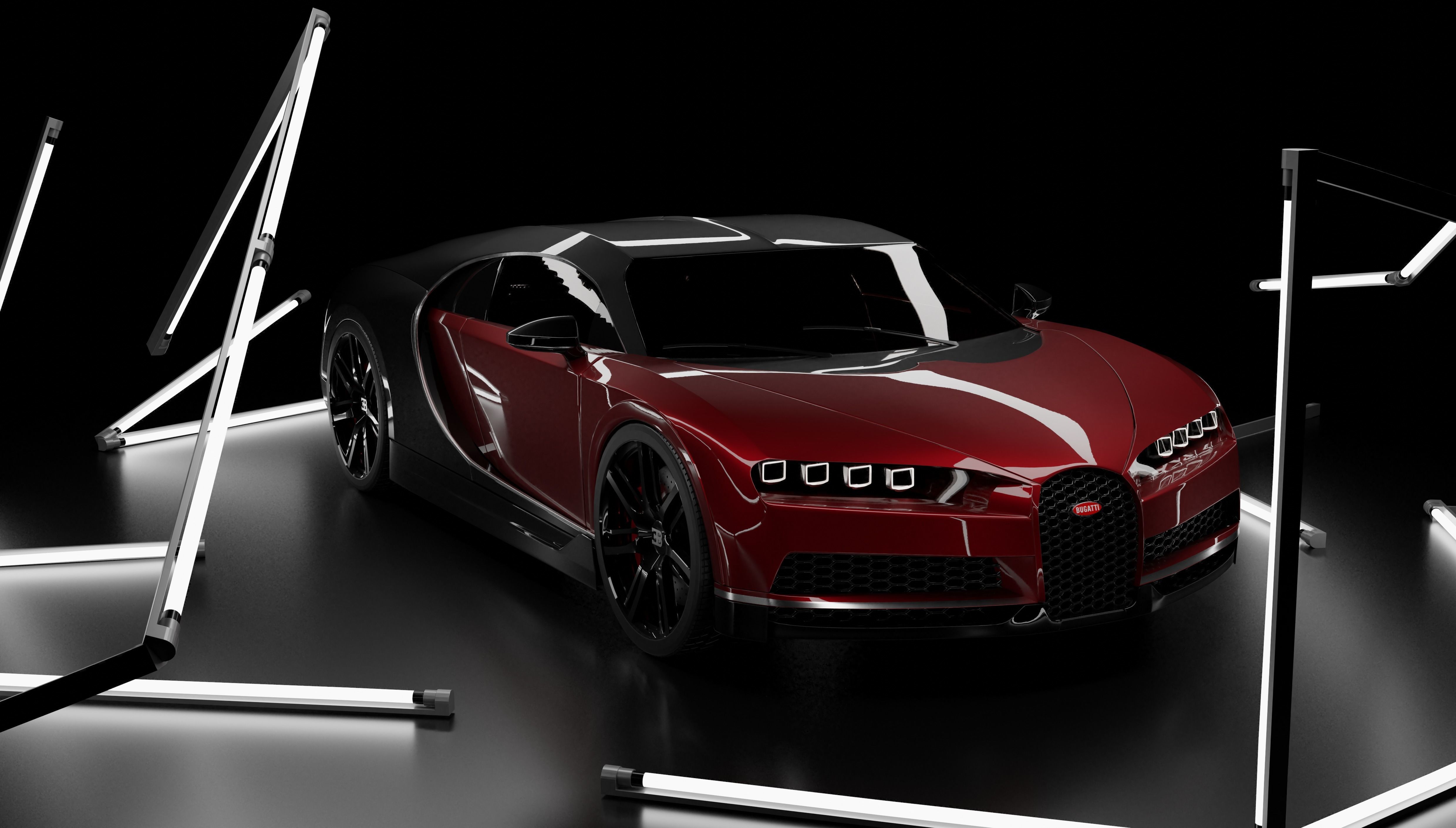 Bugatti Chiron 3D model | CGTrader