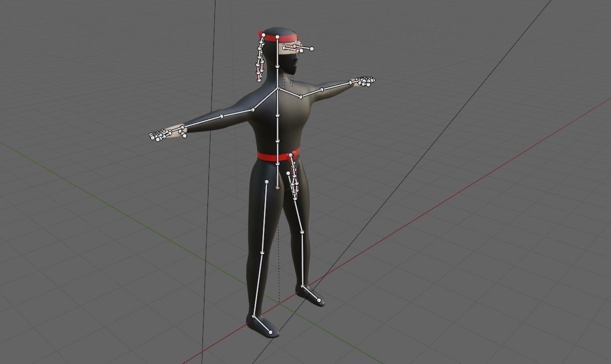 3D model Ninja - Fighter - Kung Fu VR / AR / low-poly rigged | CGTrader