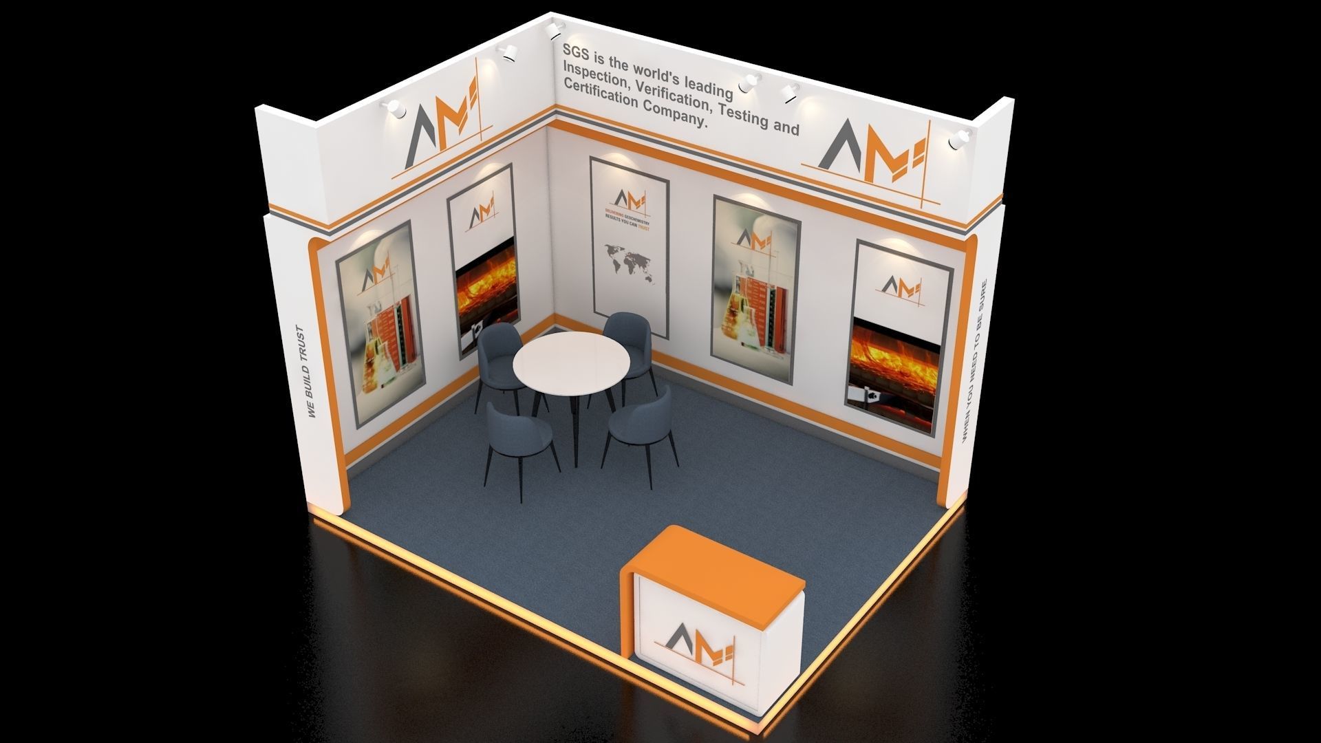 Exhibition Booth 3D model | CGTrader