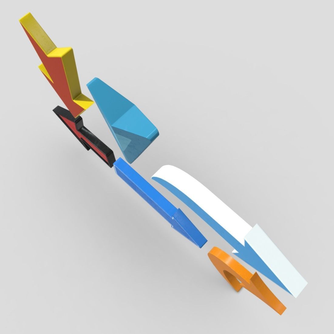 3D model Arrow Pack VR / AR / low-poly | CGTrader