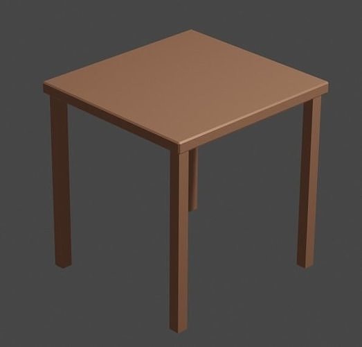 Table 01 free 3D model | CGTrader