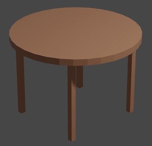 Table 03 free 3D model | CGTrader