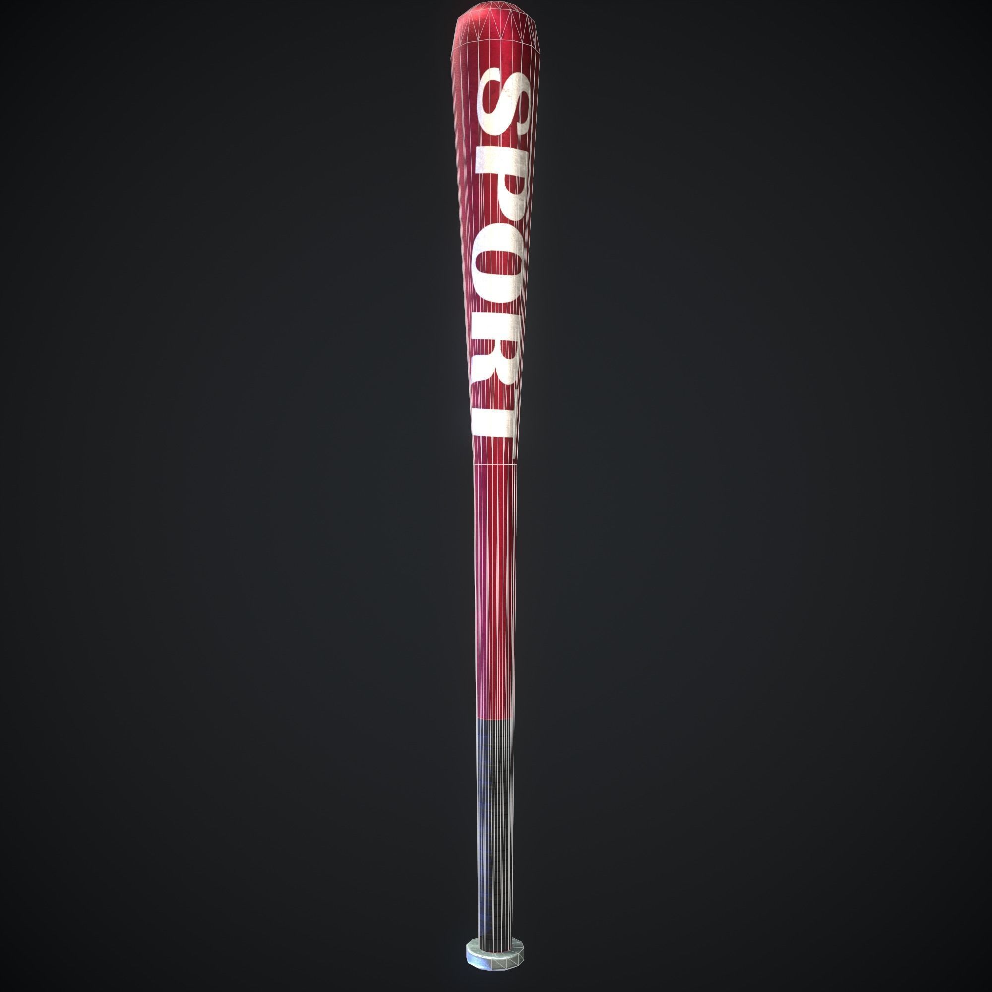 3D model Metal baseball bat VR / AR / low-poly | CGTrader