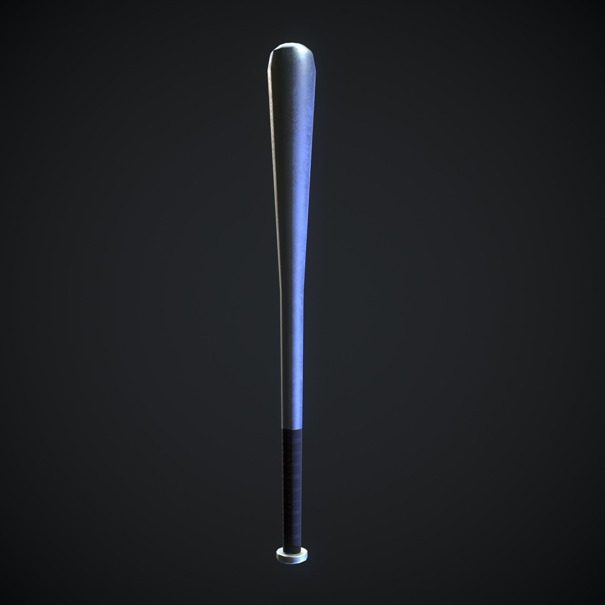 3D model Metal baseball bat VR / AR / low-poly | CGTrader