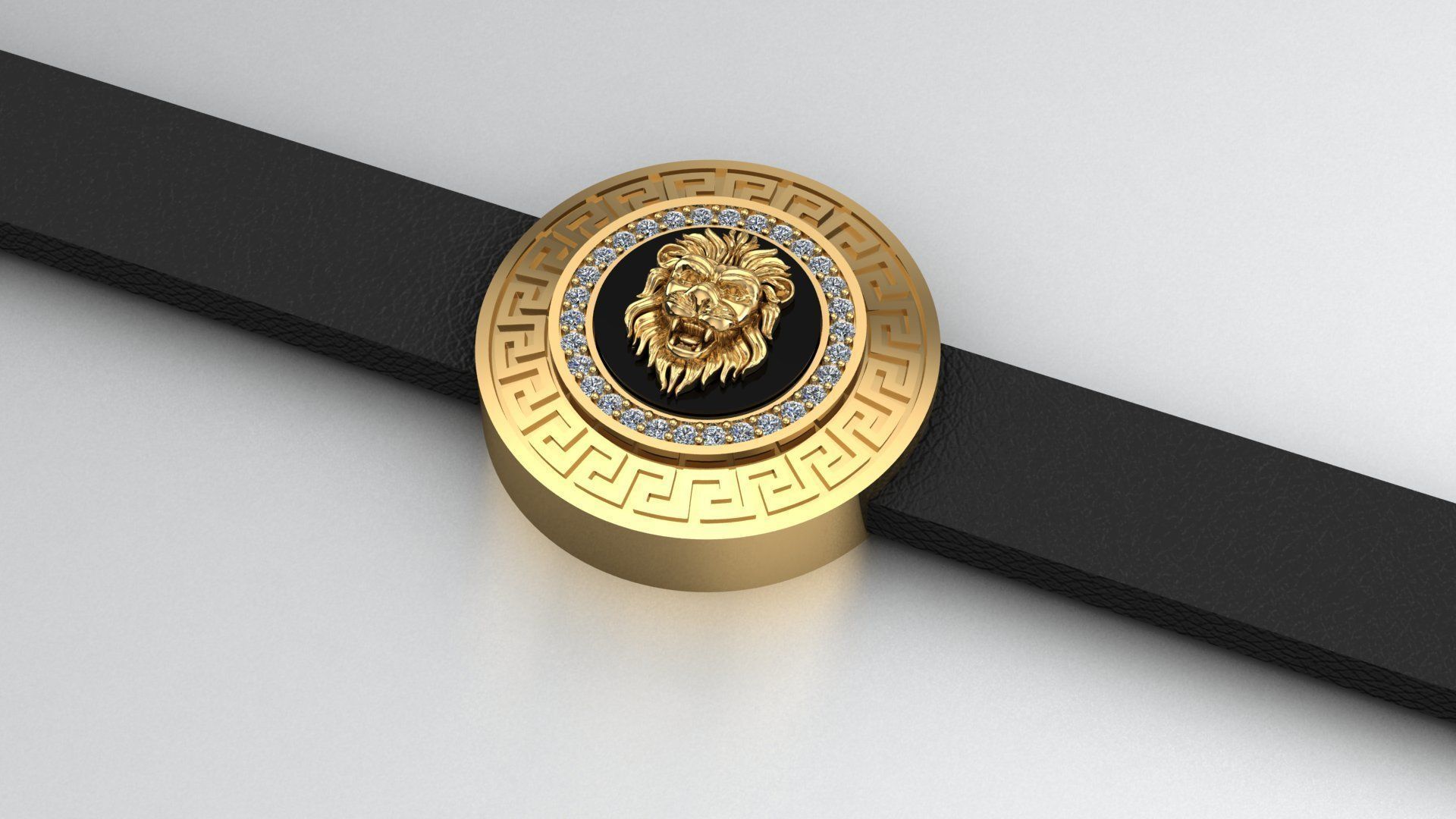 lion versace bracelet 3D model 3D printable | CGTrader