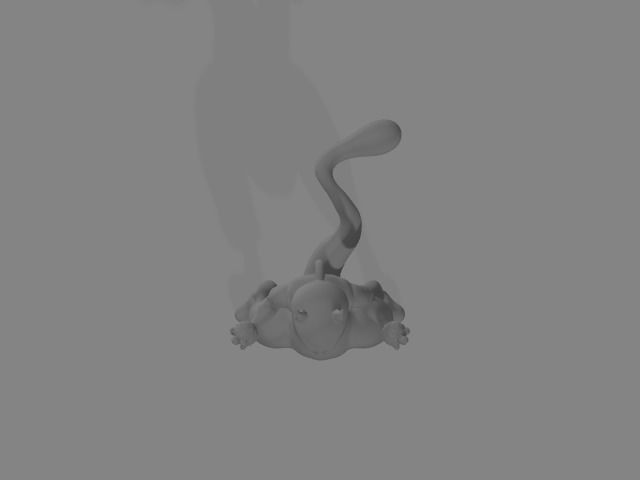 Mewtwo cat free 3D model 3D printable | CGTrader