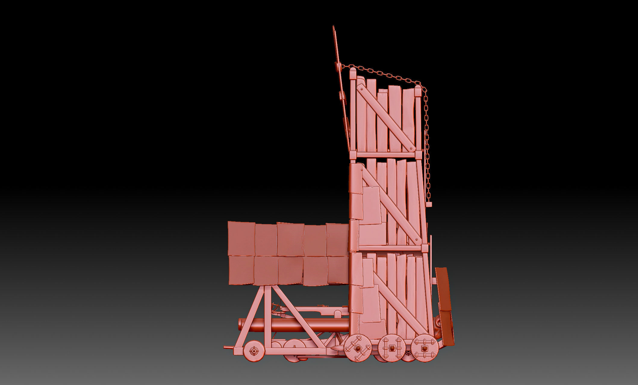 7 Medieval and Roman War Machines Siege Weapons collection 3D model 3D ...