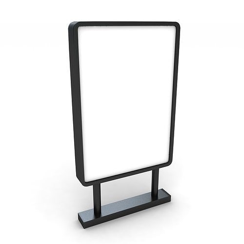 Advertising Stand Display 2 3D model | CGTrader