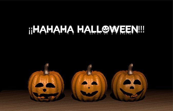 HAHAHAHA HALLOWEEN 3D model | CGTrader