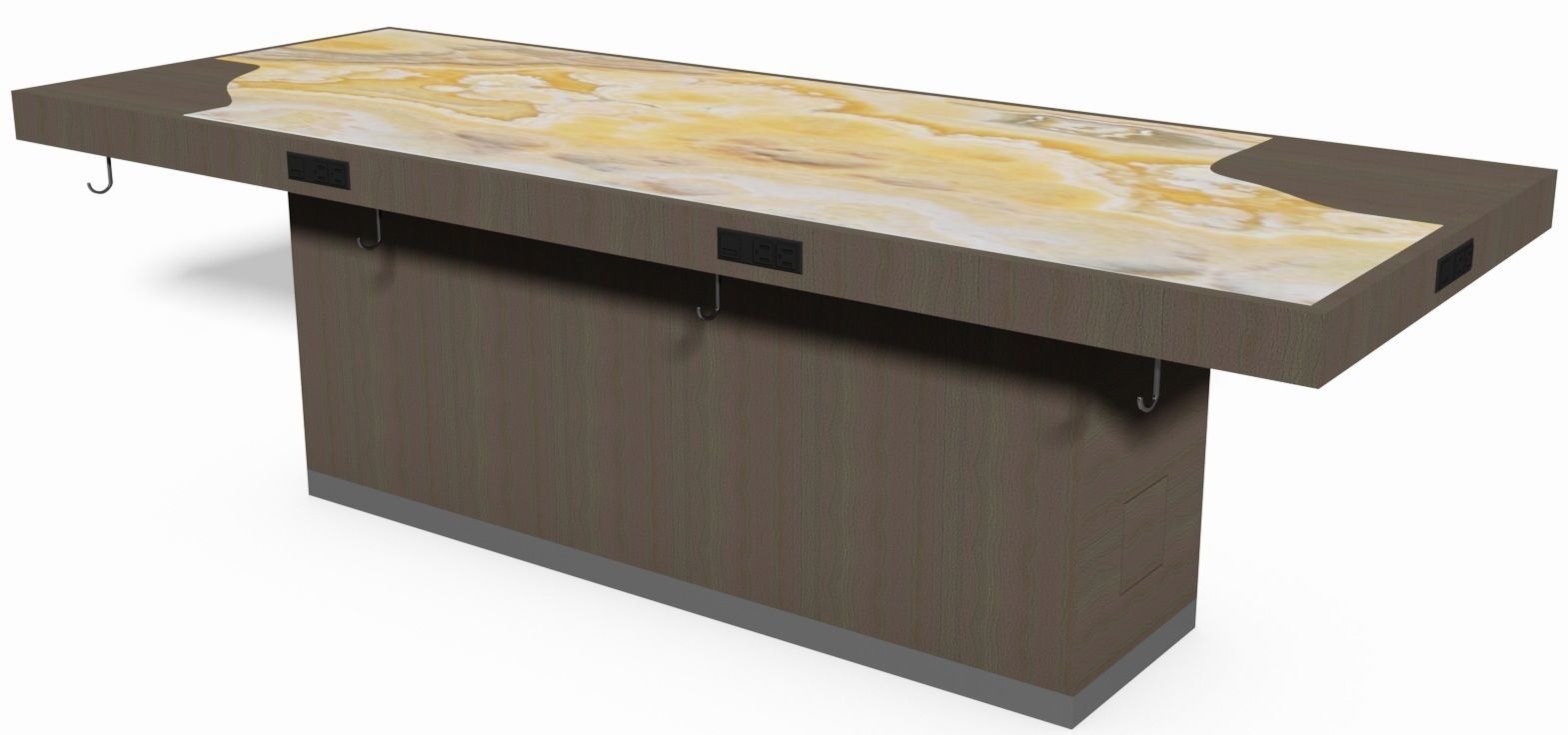 Community Table 3D model | CGTrader