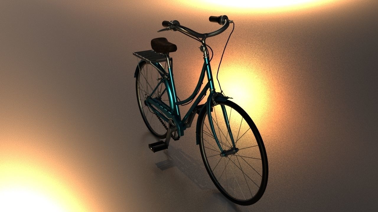 3D model bicycle modeling with maya VR / AR / low-poly | CGTrader