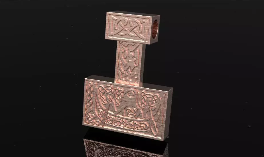 Old West Norse Mjolnir Thors Hummer 3D model 3D printable | CGTrader