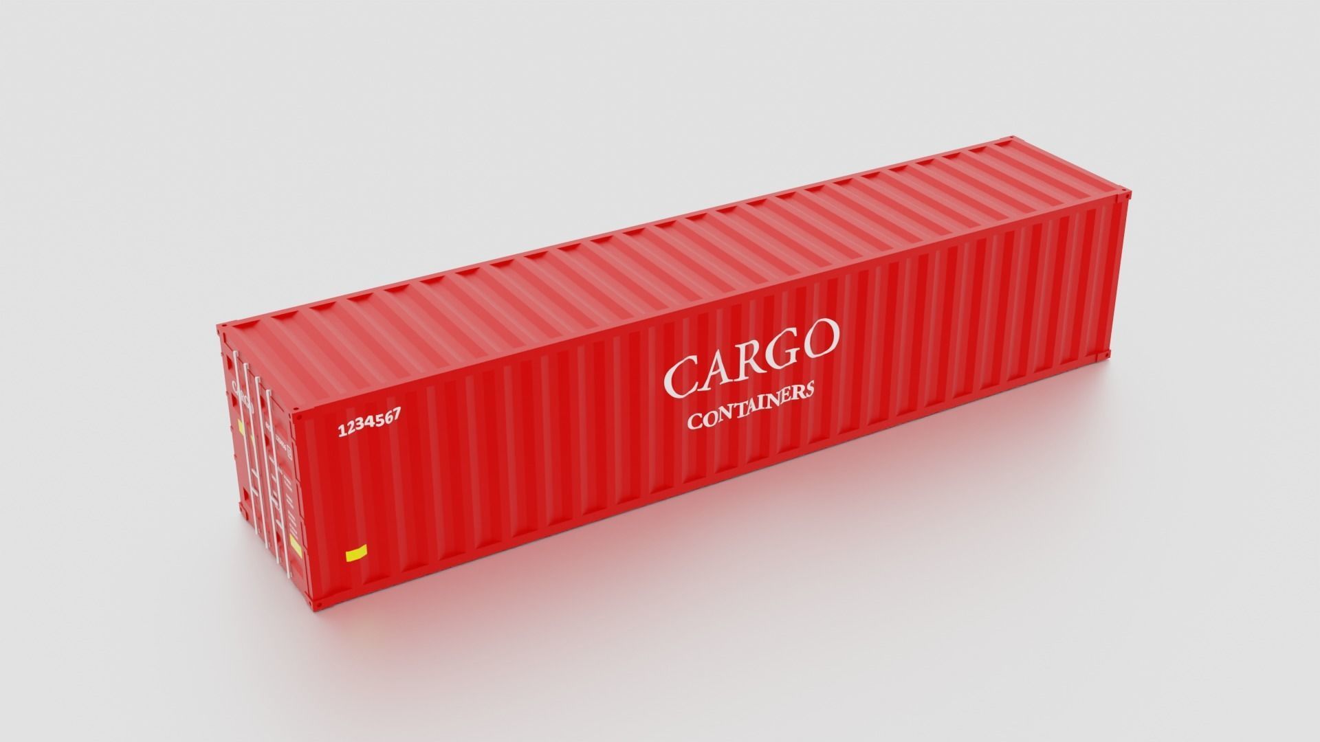 40ft Intermodal Container 3D model | CGTrader