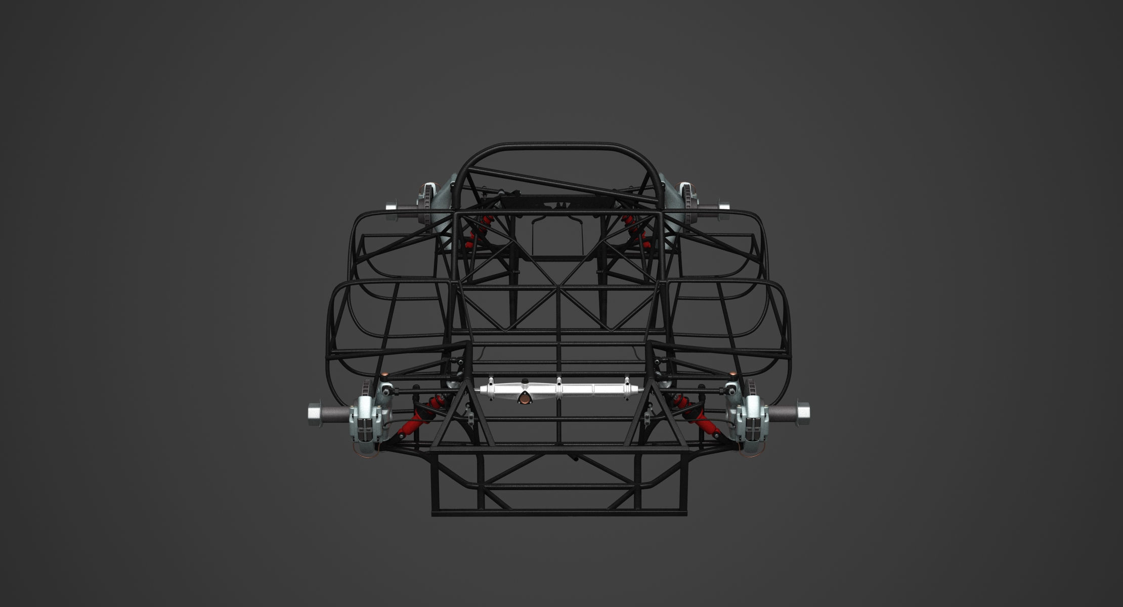 Chassis Frame - Ferrari 312p Spyder 3D model | CGTrader