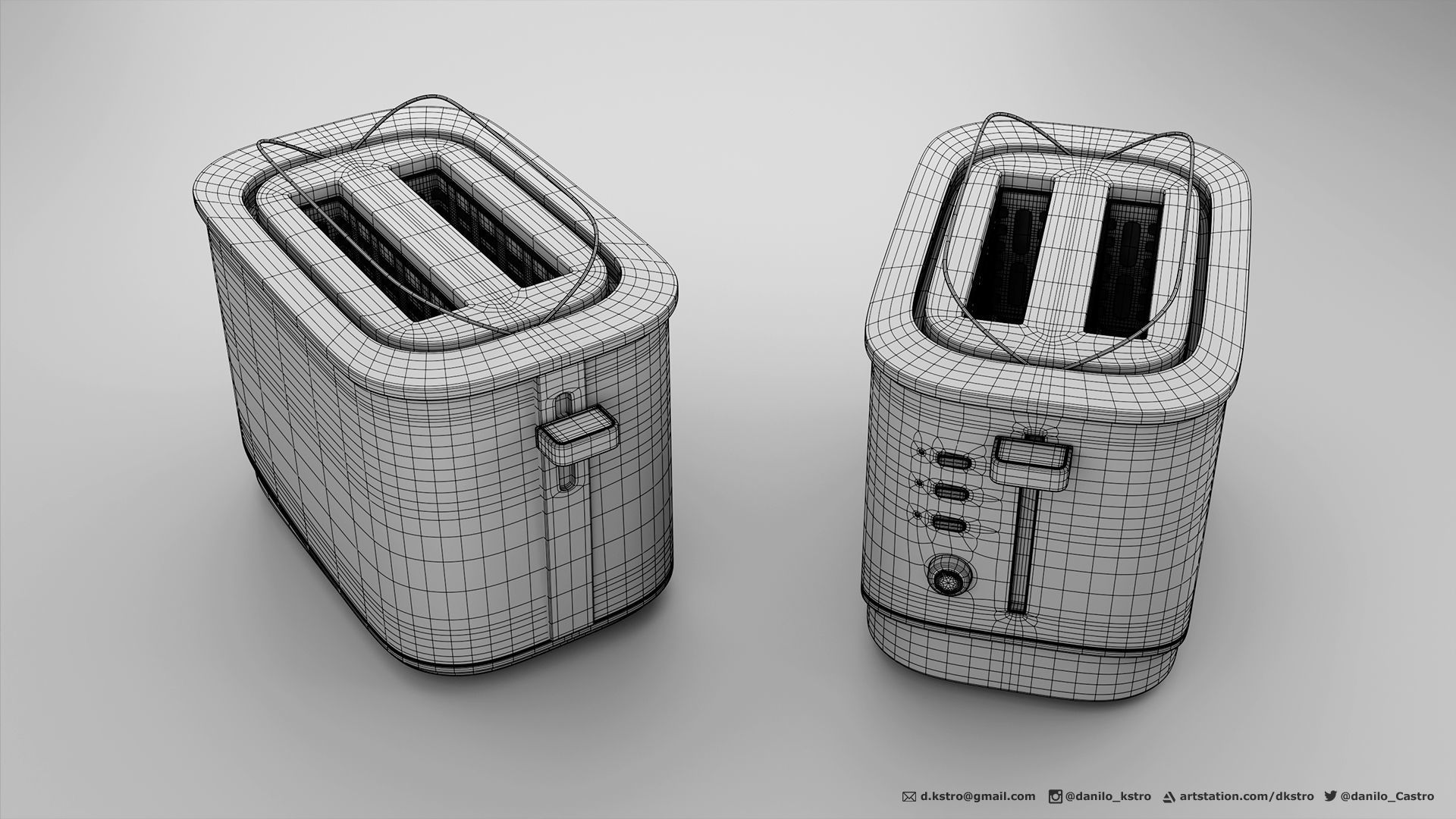 Toaster - 4k Textures 3D model | CGTrader