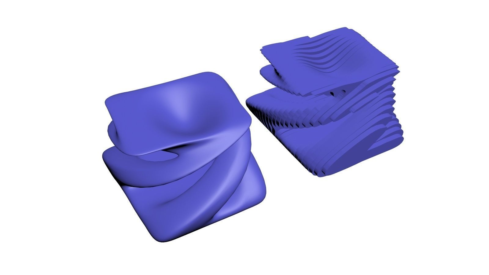 Parametric Design Shape 3D model 3D printable | CGTrader