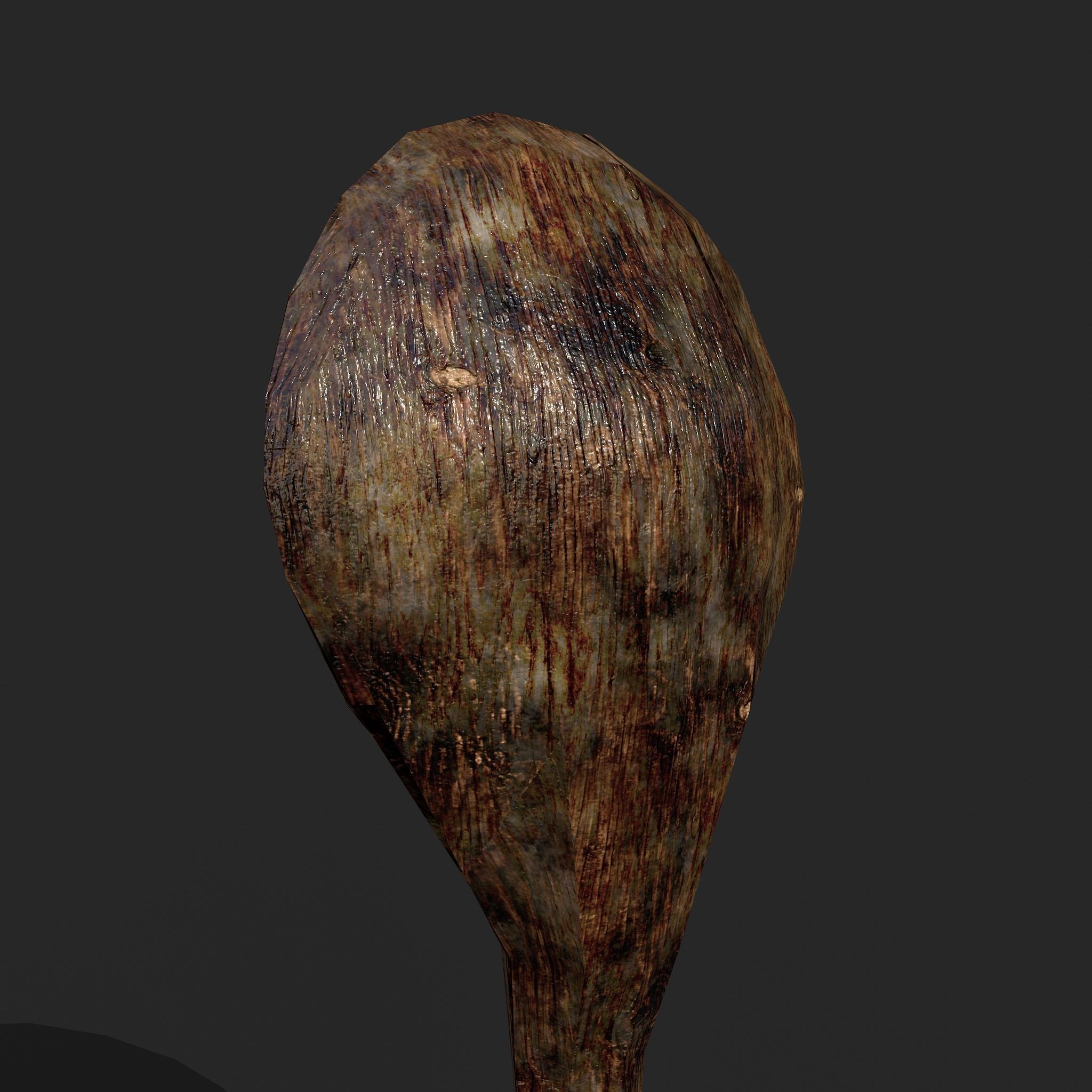 3D model Medieval Cracked Spoon VR / AR / low-poly | CGTrader