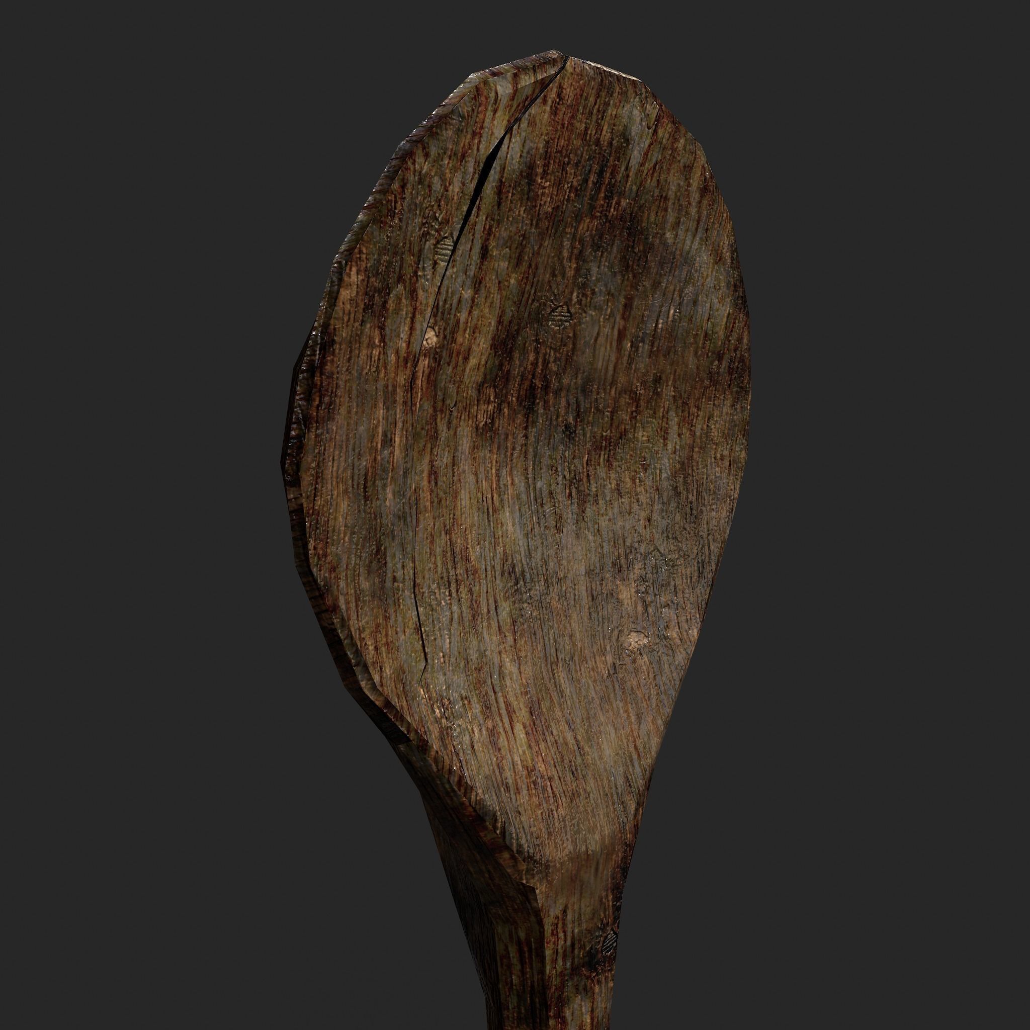 3D model Medieval Cracked Spoon VR / AR / low-poly | CGTrader