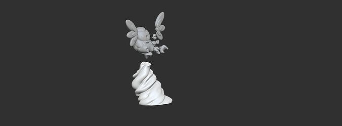 3d model rowlet pokemon free 3D model 3D printable | CGTrader