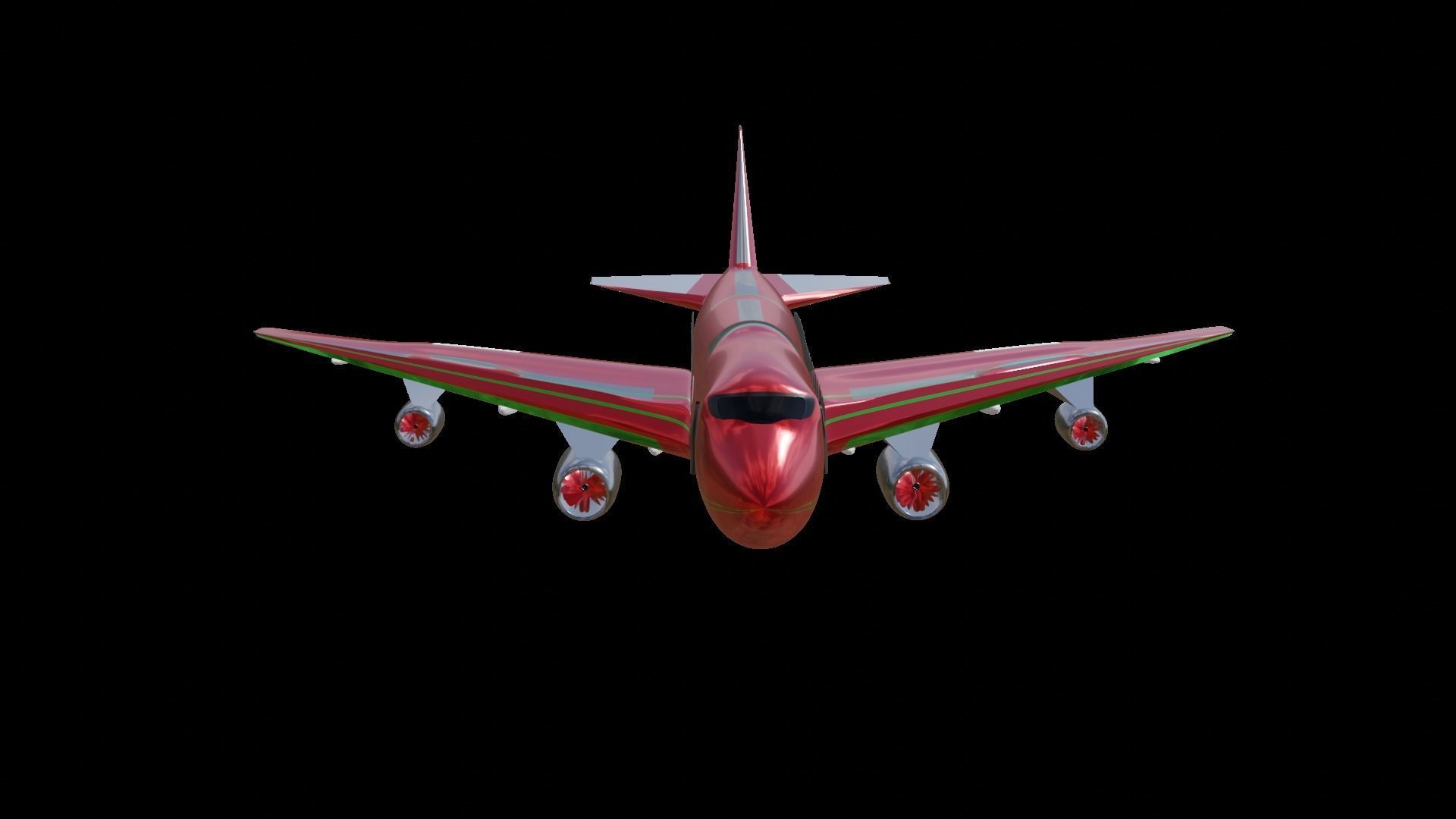 aeroplane airplane flying 3D model | CGTrader