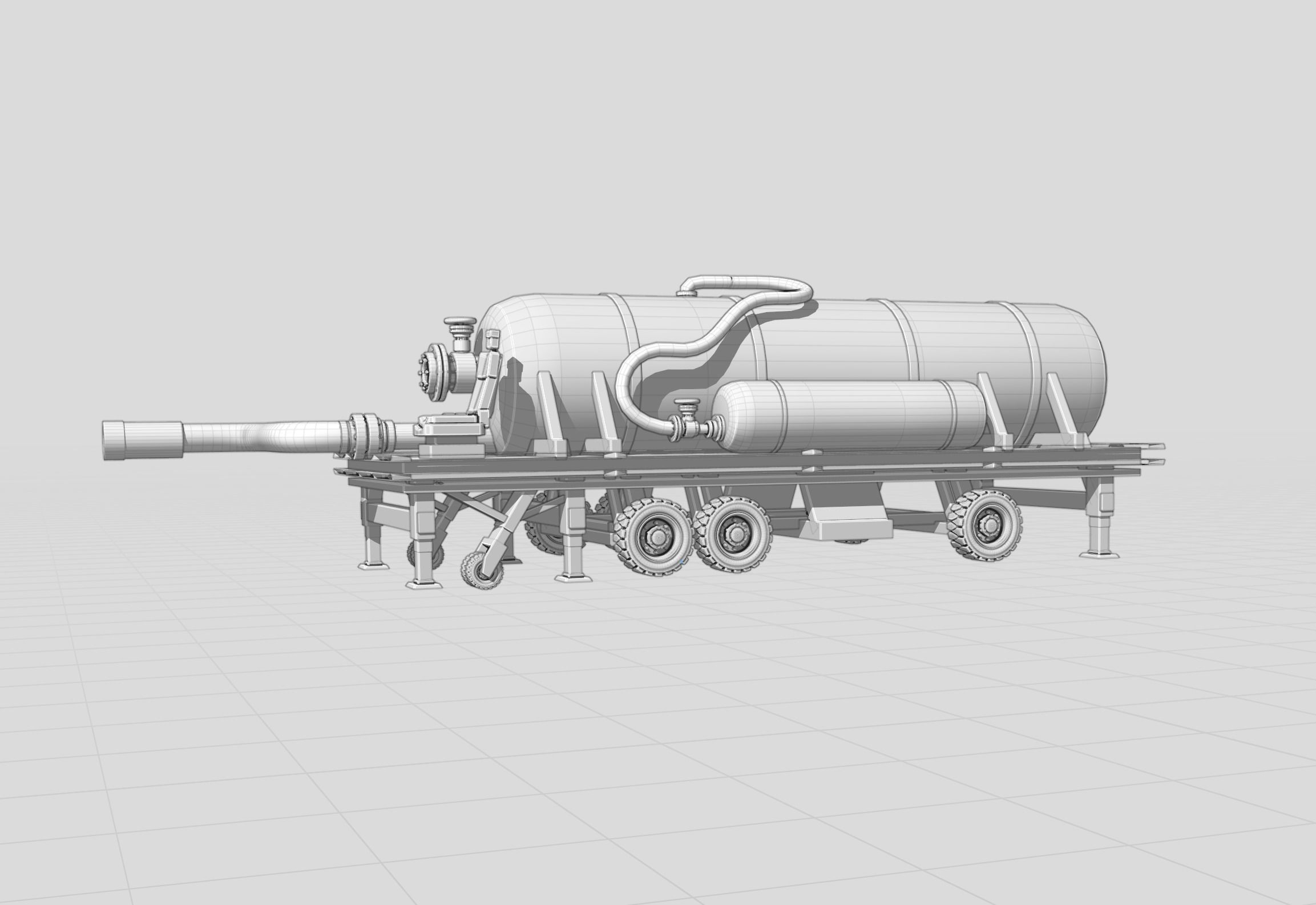 Airborne Firefighting Module Design 3D model | CGTrader