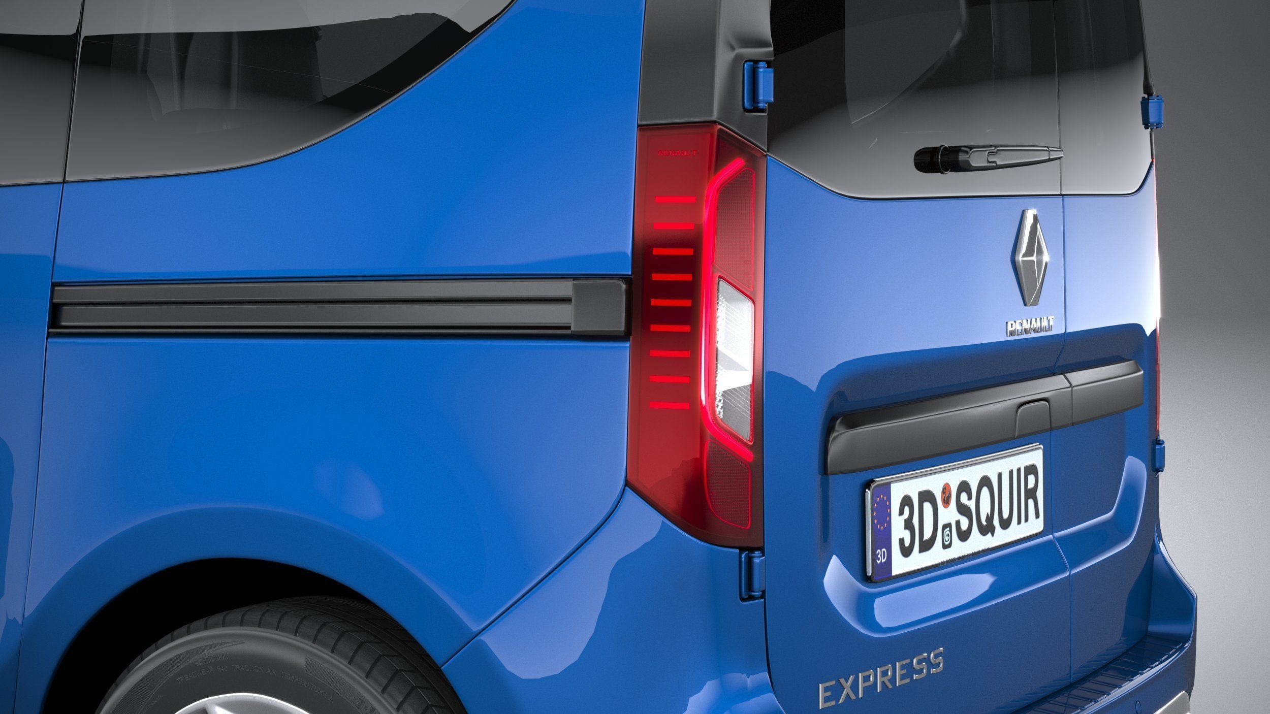 Renault Express 2021 3D model | CGTrader