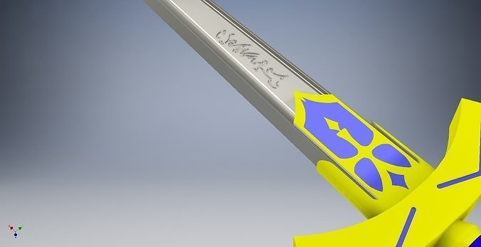 Excalibur sword from legend of zelda 3D model 3D printable | CGTrader