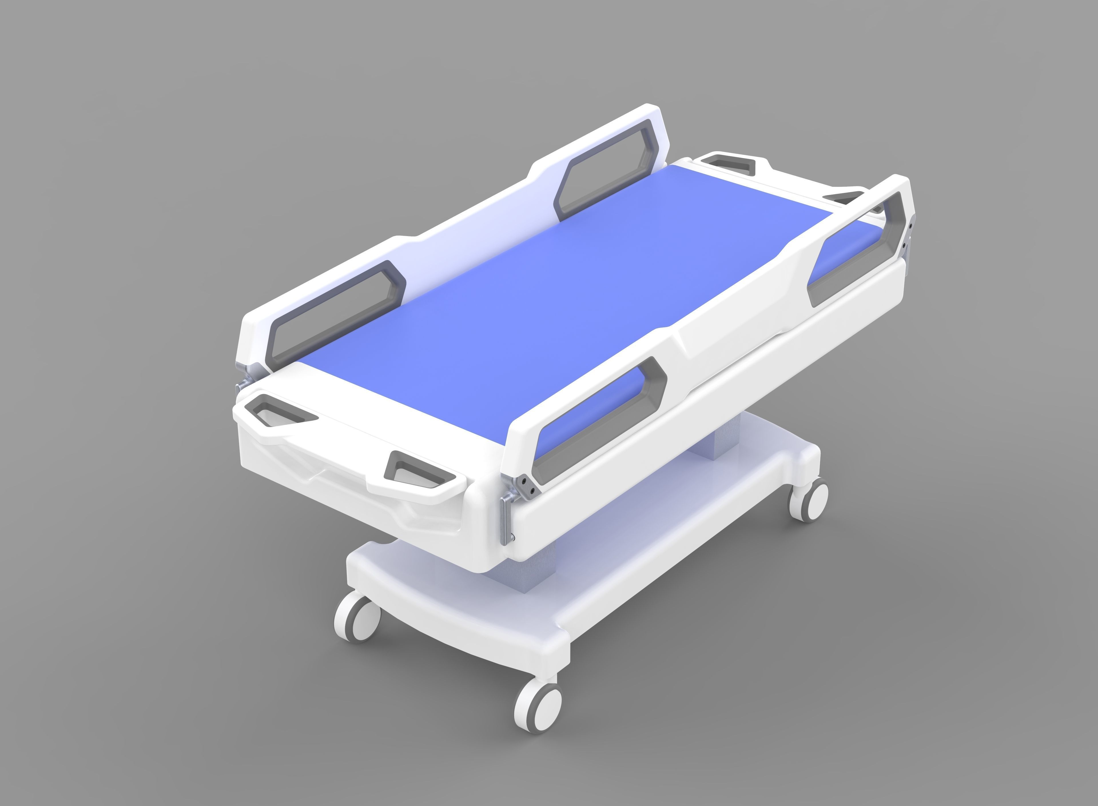 portable Patient bed 3D model | CGTrader