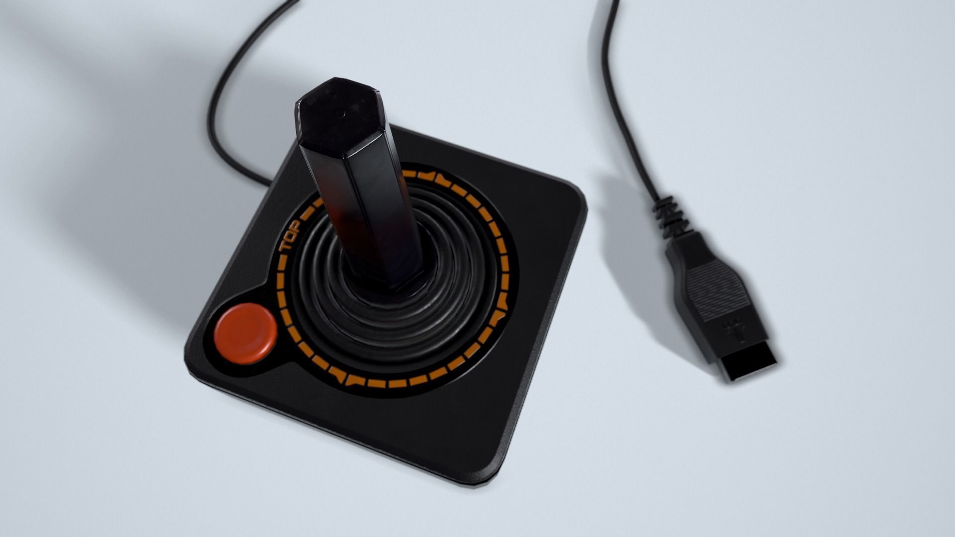 3D model Atari CX40 Joystick Controller VR / AR / low-poly | CGTrader