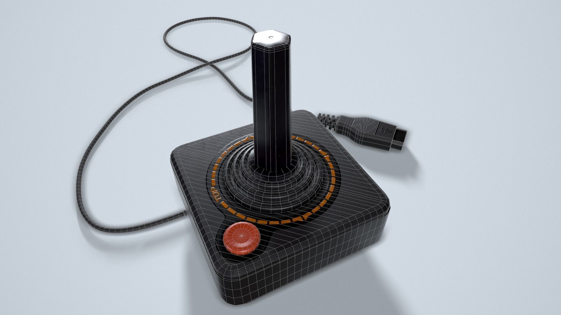 3D model Atari CX40 Joystick Controller VR / AR / low-poly | CGTrader