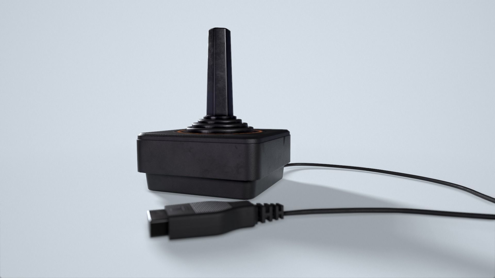 3D model Atari CX40 Joystick Controller VR / AR / low-poly | CGTrader