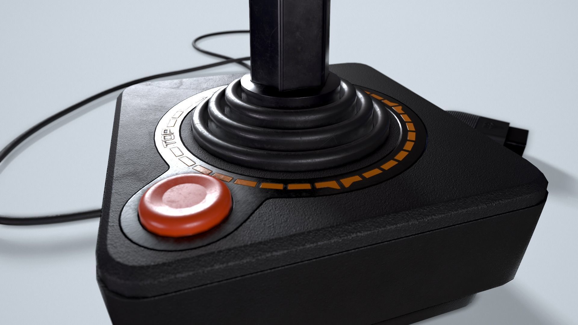 3D model Atari CX40 Joystick Controller VR / AR / low-poly | CGTrader