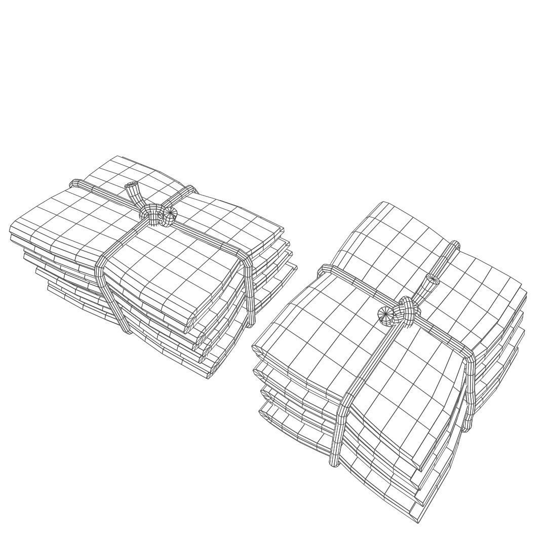 3D model Stylized Newspaper Stack VR / AR / low-poly | CGTrader