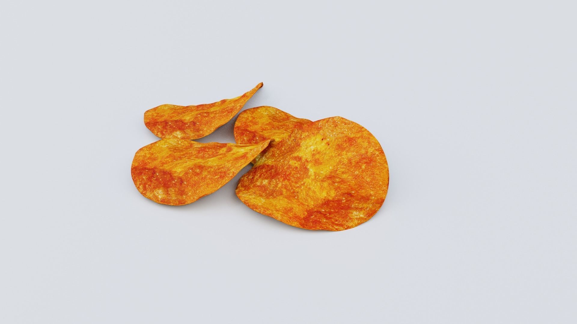 Chips set of potato free VR / AR / low-poly 3D model | CGTrader