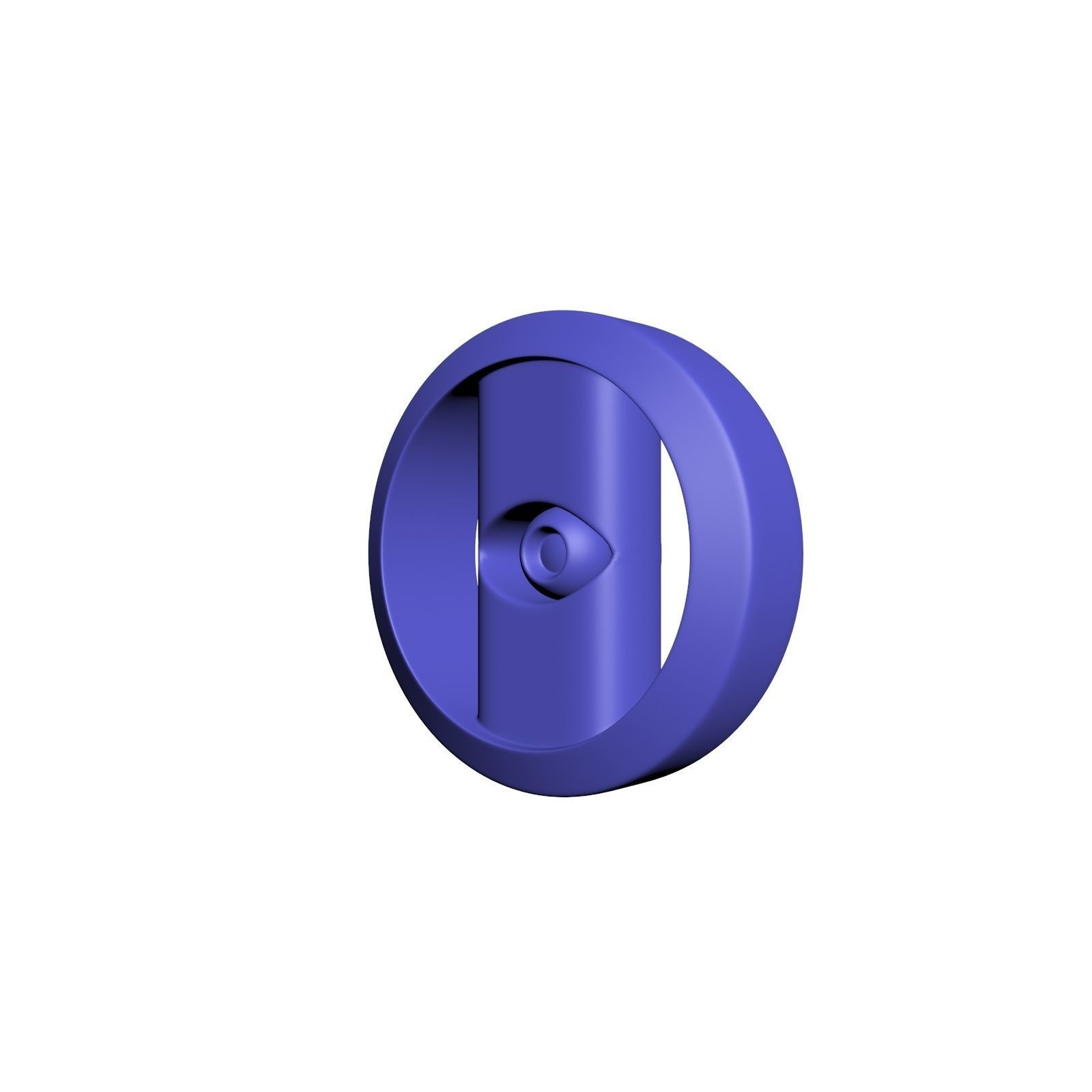 Circular eye shape 3D model 3D printable | CGTrader