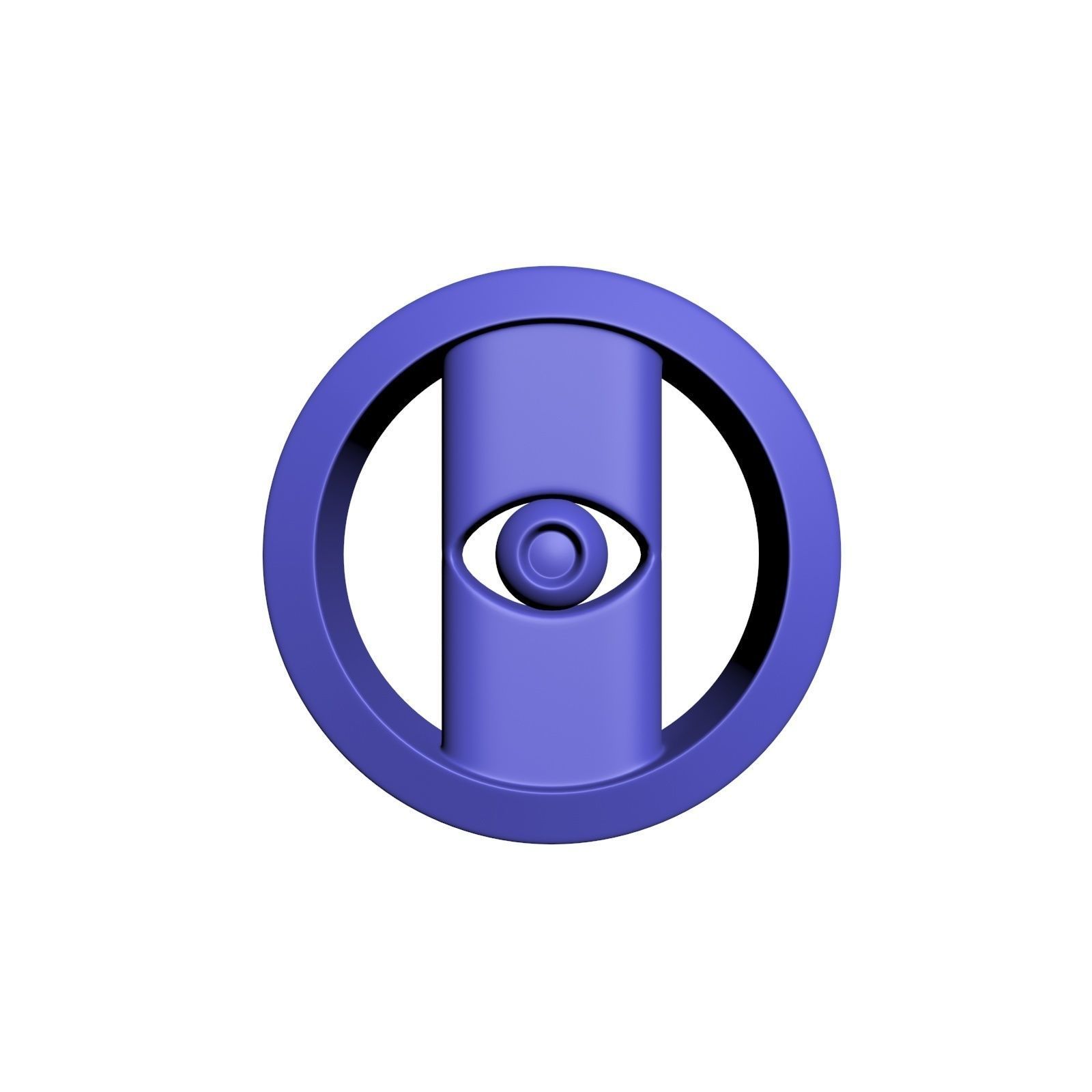 Circular eye shape 3D model 3D printable | CGTrader