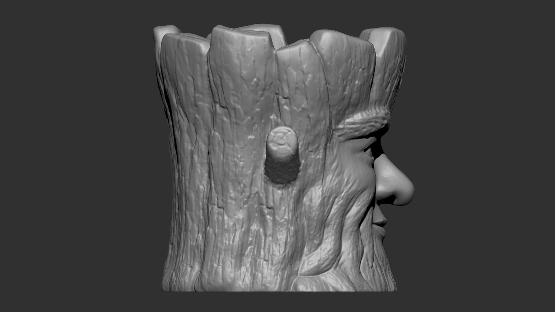 Fantasy tree flower pot 3D model 3D printable | CGTrader