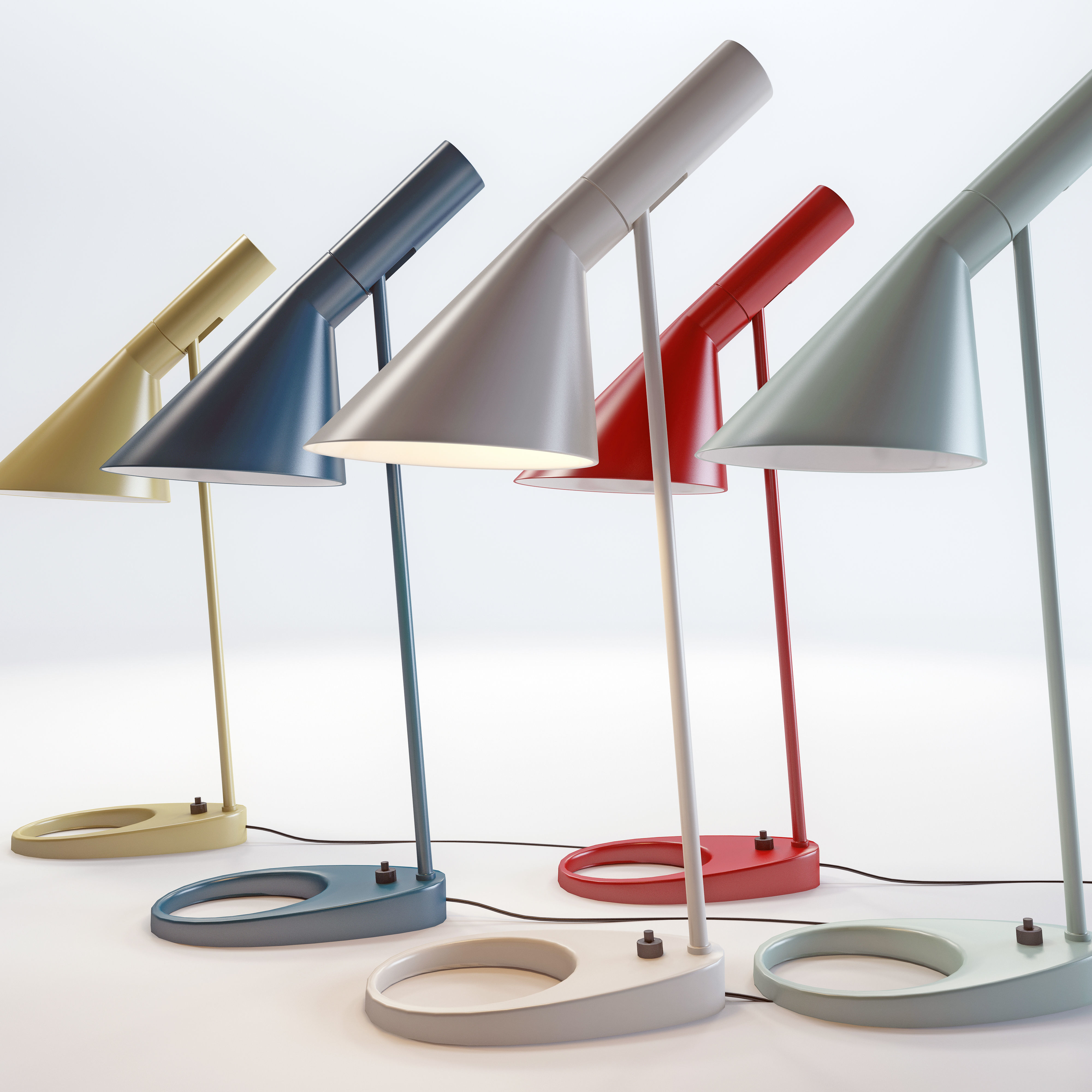 AJ table lamp 3D model | CGTrader