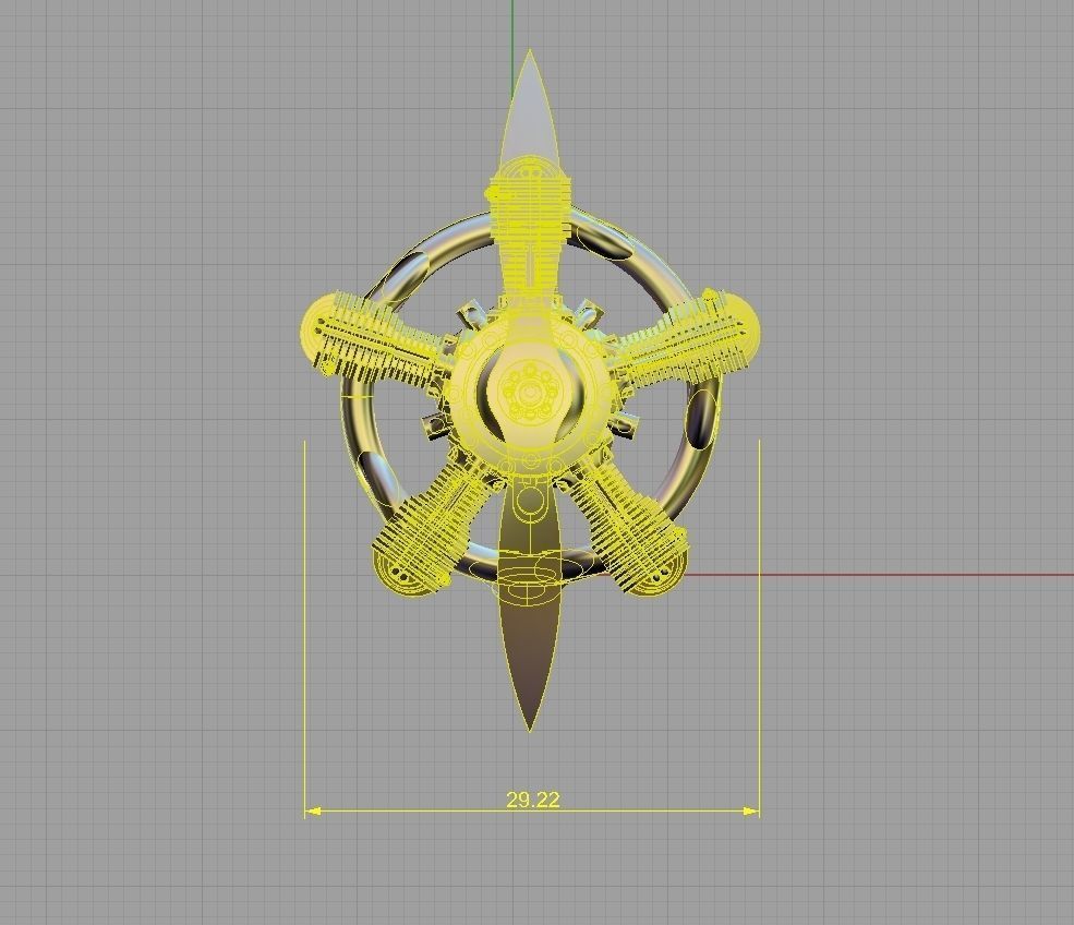aircraft engine 3D model 3D printable | CGTrader