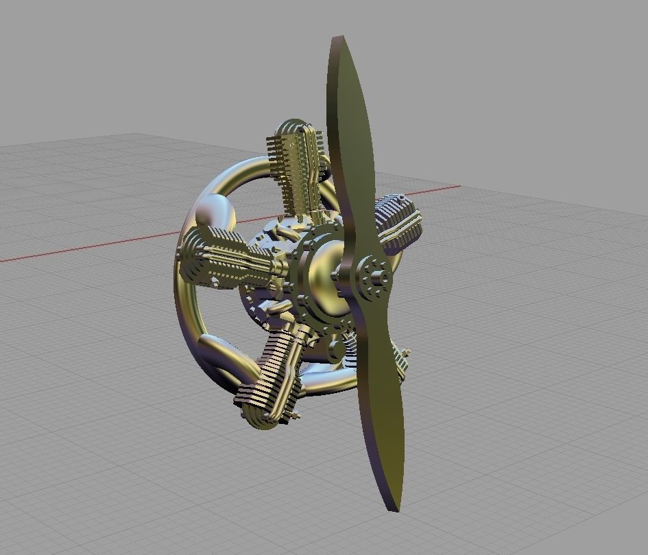 aircraft engine 3D model 3D printable | CGTrader
