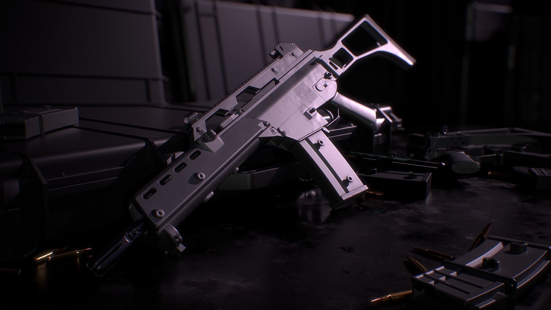 3D model HK G36K VR / AR / low-poly | CGTrader