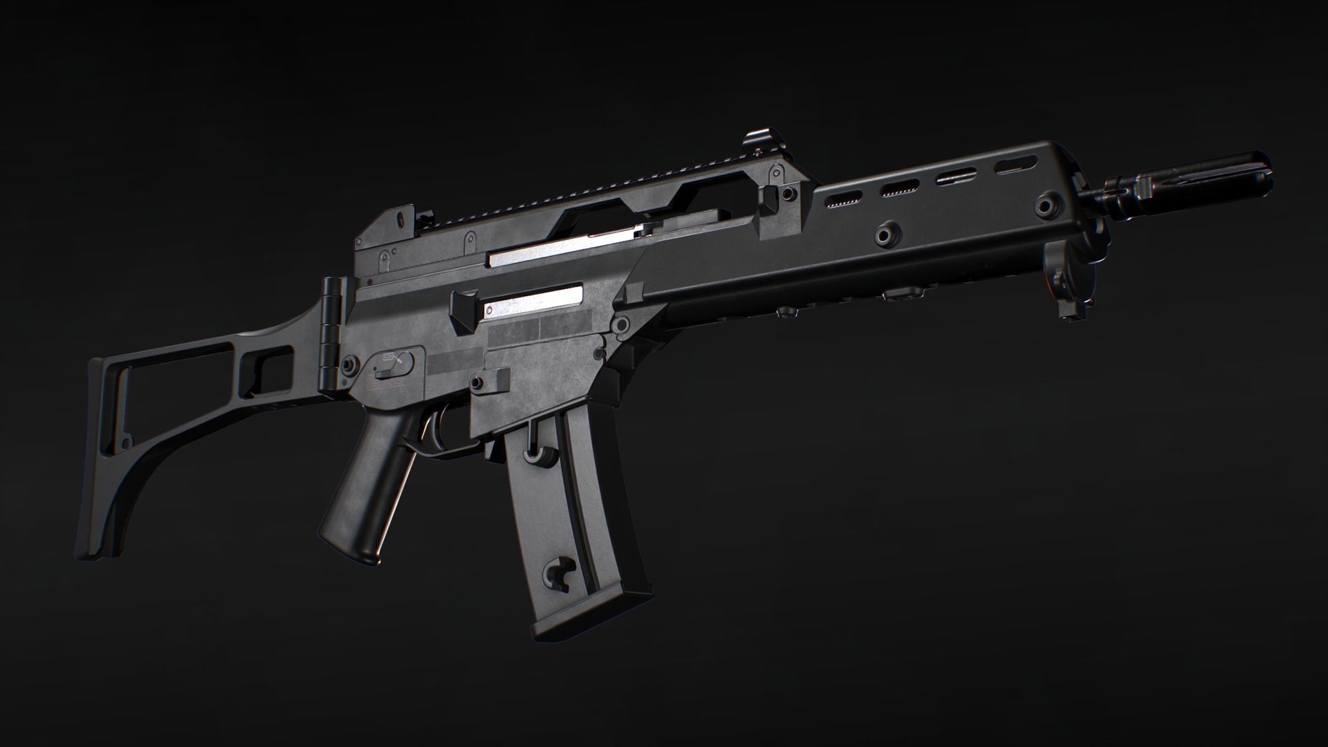 3D model HK G36K VR / AR / low-poly | CGTrader