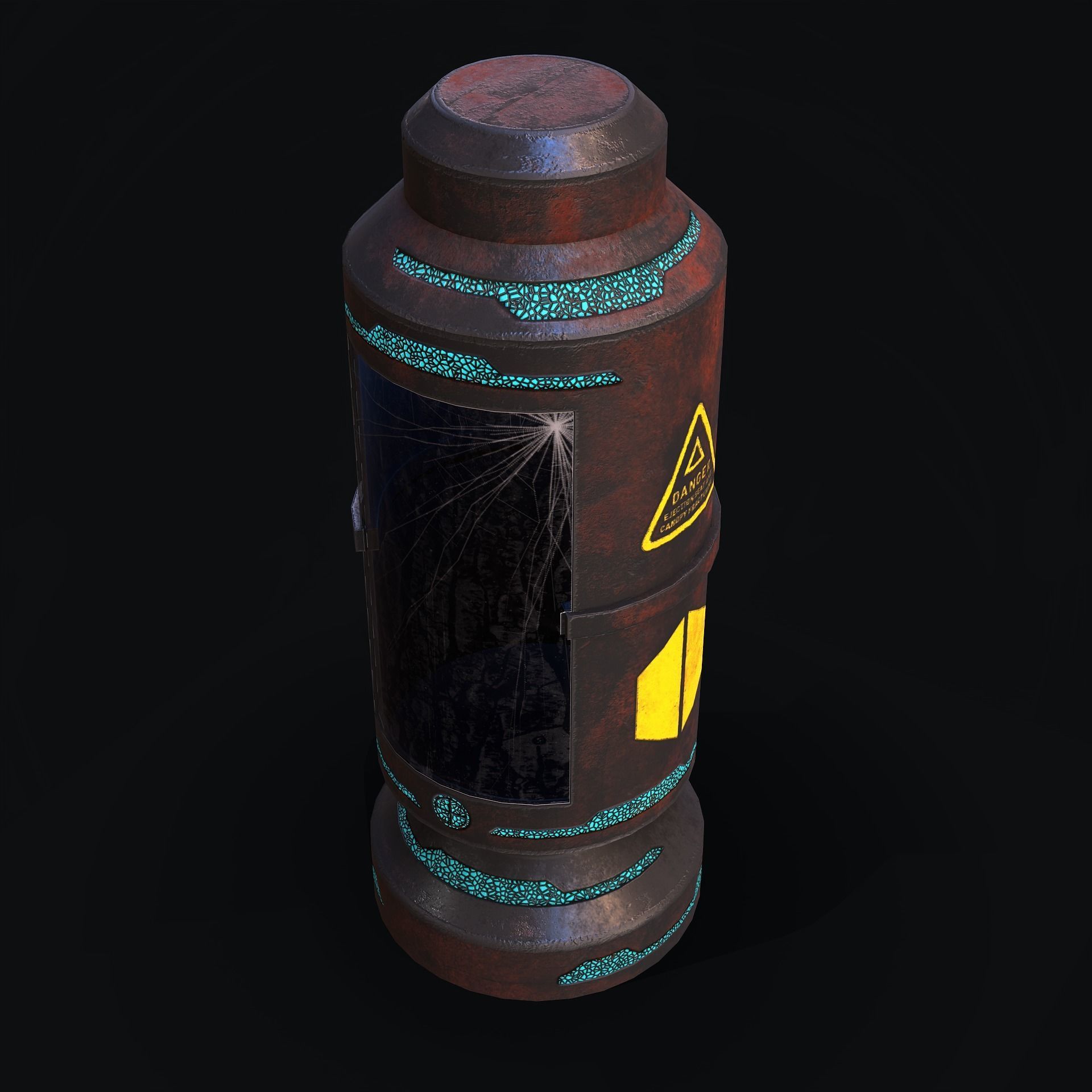 3D model Sci-Fi Tube VR / AR / low-poly | CGTrader